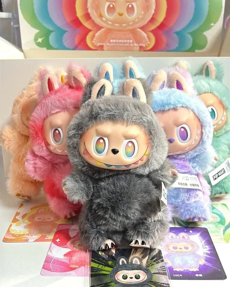 POPMART | LABUBU V3 | BIG INTO ENERGY Series Plush key chain Blind Box ...